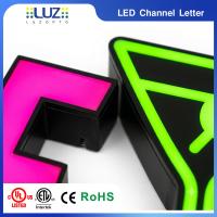 China Custom / High - Brightness LED Frontlit Signage For Bar for sale
