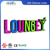 China Custom / High - Brightness LED Frontlit Signage For Bar for sale