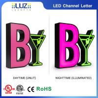 China Custom / High - Brightness LED Frontlit Signage For Bar for sale