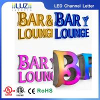China Custom / High - Brightness LED Frontlit Signage For Bar for sale