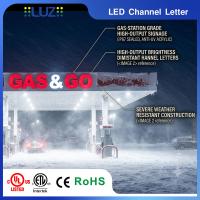 China Anti UV Yellowing Resistant Acrylic Face High Output Brightness Channel Letter For Petrol Gas Station for sale