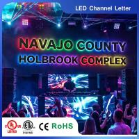 China Premium Aluminum Casing Smart RGB Multi Color Changing Reverse Backlit Channel Letters For Night Entertainment for sale