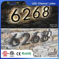 China Custom Stainless Steel LED Halo Lit Channel Letters - Backlit Metal Signs for Exterior Wall for sale