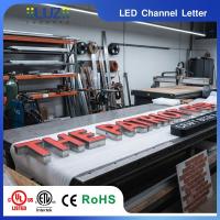 China Dual Color Front Red And Rear Blue High Contrast Double Lit LED Letter For American Bar for sale