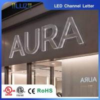 China Seamless Whole Body Glowing CNC Carved Translucent Acrylic Mini LED Signage For Shopping Mall Interior for sale