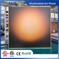 China Amber Eclipse Backlit Acrylic Wall Lamp – Dimmable Smart Mood Lighting for sale