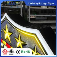 China Custom Shield-Shaped Acrylic LED Light Box UV Printed Graphic Signboard for sale