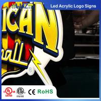 China Custom Shield-Shaped Acrylic LED Light Box UV Printed Graphic Signboard for sale