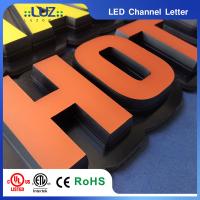 China Illuminated 3D Acrylic LED Frontlit Letters for Restaurant & Retail Storefront for sale