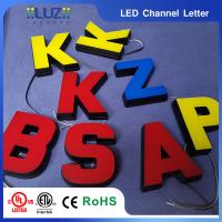 China Illuminated 3D Acrylic LED Frontlit Letters for Restaurant & Retail Storefront for sale