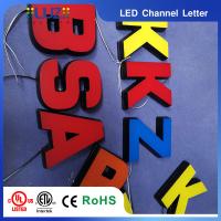 China Illuminated 3D Acrylic LED Frontlit Letters for Restaurant & Retail Storefront for sale