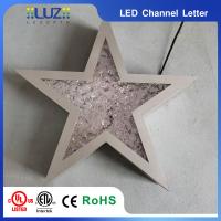 China Custom Frontlit Sparkling Acrylic & Perforated Stainless Steel LED Channel Letter Sign for sale