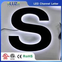 China Custom Backlit LED Channel Letters - 3D Halo Lit Signage for Business for sale