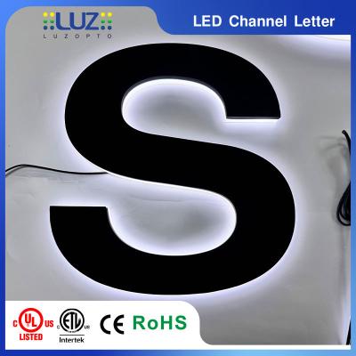 China Custom Backlit LED Channel Letters - 3D Halo Lit Signage for Business for sale
