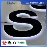 China Custom Backlit LED Channel Letters - 3D Halo Lit Signage for Business for sale