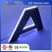 China Custom Backlit LED Channel Letters - 3D Halo Lit Signage for Business for sale