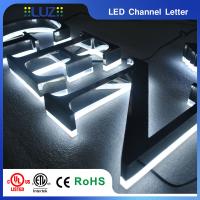 China Custom 3D Solid Acrylic Backlit Letters, Illuminated Channel Sign for Commercial Building for sale