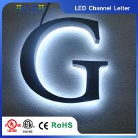China Custom 3D Solid Acrylic Backlit Letters, Illuminated Channel Sign for Commercial Building for sale