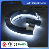 China Custom 3D Solid Acrylic Backlit Letters, Illuminated Channel Sign for Commercial Building for sale