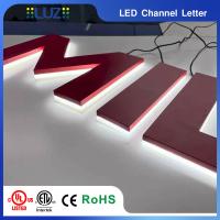 China Solid Face Edge-Lit Acrylic 3D LED Letters for Outdoor & Indoor Storefront Signs for sale