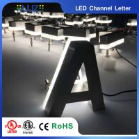 China Custom 3D Stainless Steel Backlit LED Channel Letters for sale