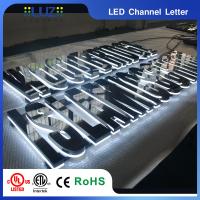 China Custom 3D LED Backlit Channel Letters - Mirror Stainless Steel Halo Lit Signs for sale
