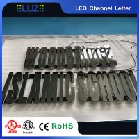 China Custom 3D LED Backlit Channel Letters - Mirror Stainless Steel Halo Lit Signs for sale