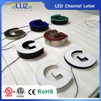 China UL Listed 3D Frontlit and Halo Backlit LED Channel Letters for Business for sale