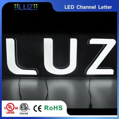 China Custom Front-Lit & Side Glow Acrylic LED Channel Letters | 3D Illuminated Signage for Storefront & Commercial Brand for sale