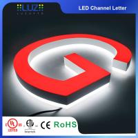 China Custom Halo-Lit LED Channel Letters | 3D Reverse Backlit Acrylic Signage for sale