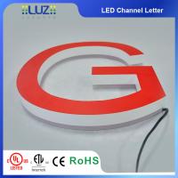China Custom Halo-Lit LED Channel Letters | 3D Reverse Backlit Acrylic Signage for sale
