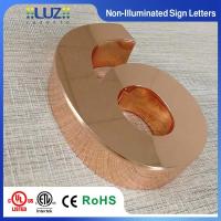 China Custom 3D Fabricated Stainless Steel Sign Letters | Non-Lit Metal Lettering for sale