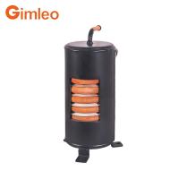 China Gimleo Tube In Shell Heat Exchanger R32 HVAC Condenser RAH04-CMF 9.52mm Refrigerant Outlet for sale