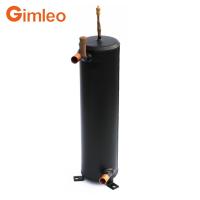 China 22mm Single Copper Tube Shell Heat Exchanger RAH08-CME For Condensor for sale