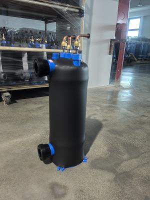 China 2 Inch Water Connection Chiller Heat Exchanger ETA-0.5 Providing High Corrosion Resistance and 7C Outlet Temperature for HVAC Cooling for sale