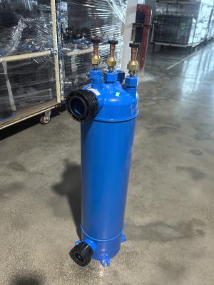 China Vertical Pool Heat Exchanger MHTA-1.5 Featuring Titanium Tube TA1 and Durable Tube In PVC Shell Structure for Pool Heating Systems for sale