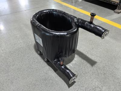 China Working Temperature Range Minus 50 to 150 Degrees Coaxial Heat Exchanger Tube In Tube Structure Heating Capacity 6 to 300 Kw Designed for HVAC Systems for sale