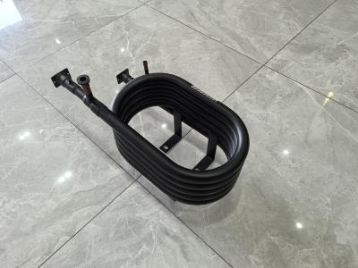 China Cooling Coaxial Heat Exchanger Constructed with Copper Inner Tube and SPHC Steel Outer Tube Ensuring Heat Transfer Performance for sale