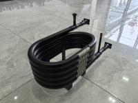 China SPHC Steel Tube HVAC coaxiale heat exchanger featuring spiral twisting construction designed for heat transfer applications for sale