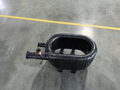 China Spiral Twisting Construction Coaxial Heat Exchanger Operating At Refrigerant Side Pressure 4.2Mpa And Temperature Range 0C To 150C for sale