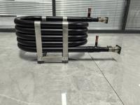 China Stainless Steel Inner Tube Coaxial Heat Exchanger with 6 to 36KW Heating Capacity and Spiral Twisting Tube Construction for sale