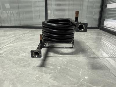 China Coaxial Heat Exchanger with Spiral Twisting Tube Construction for High Corrosion Resistance and 6~36KW Heating Capacity for sale