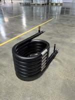 China Stainless Steel Coaxial Heat Exchanger with 4.2MPA Refrigerant Pressure and Customizable Size for sale