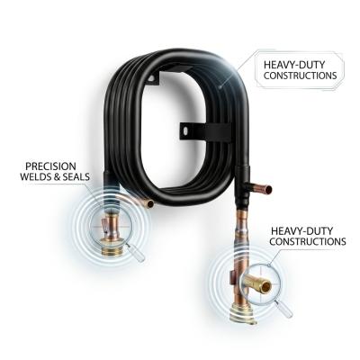 China Low Maintenance Tube Coaxial Heat Exchanger Rated 4.2MPa Refrigerant for sale