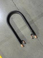 China R22 Refrigerant Type Coaxial Heat Exchanger with Spiral Twisting Tube Construction and 140mm Width for Efficient Thermal Management for sale