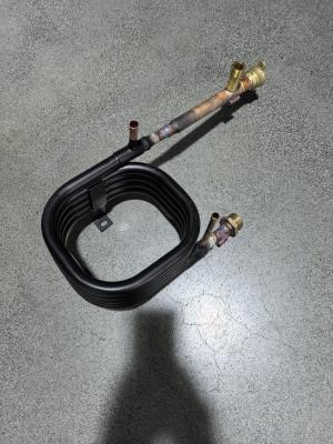 China Marine Heat Exchanger with Spiral Twisting Construction, Corrosion Resistant, and Customizable Refrigerant Outlet for Marine Engine Temperature Control for sale