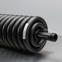 China Spray Black Antirust Paint Coaxial Heat Exchanger with 9.52mm Refrigerant Outlet and Spiral Twisting Construction for sale