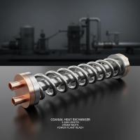 China Spiral Twisting Coaxial Heat Exchanger with 140mm Width and High Corrosion Resistance for Power Plants for sale