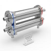 China Coaxial Heat Exchanger with Spiral Twisting Tube Construction for High Corrosion Resistance and 38mm/63mm Pipe Diameter for sale