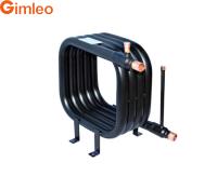 China Coaxial Coil Heat Exchanger Miniwatt Model Z18 Made of Durable Copper for Refrigerant Pumps for sale